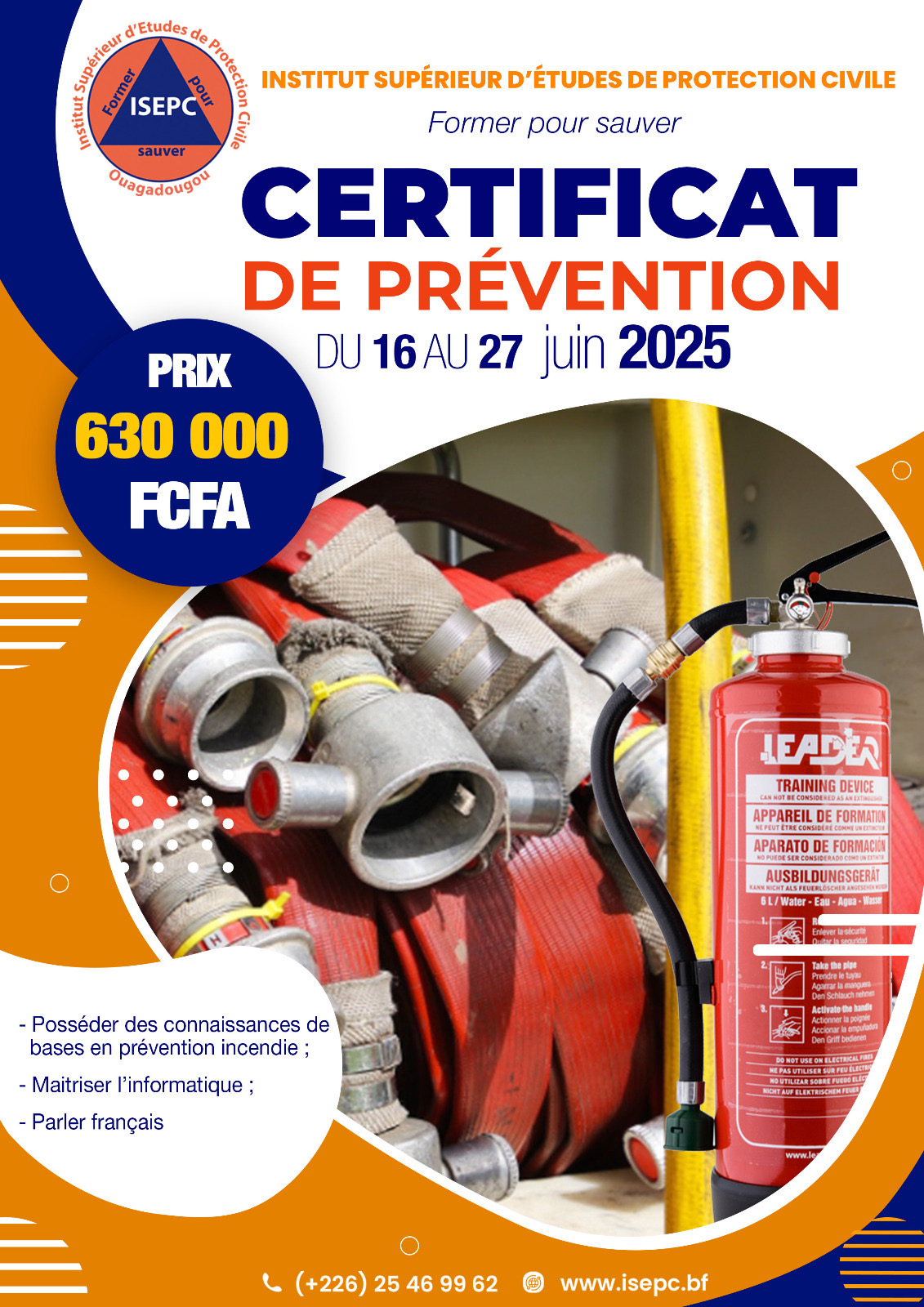 Institut Supérieur d'Etudes de Protection Civile – (ISEPC)